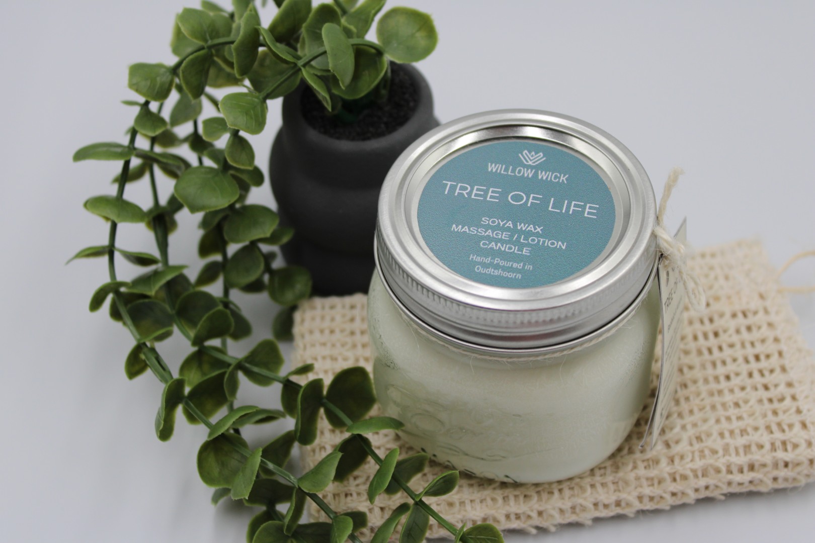Tree of Life Massage Lotion and Candle - Willow Wick