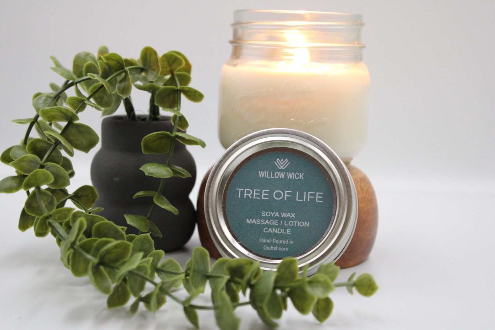 Tree of Life Massage Lotion and Candle - Willow Wick